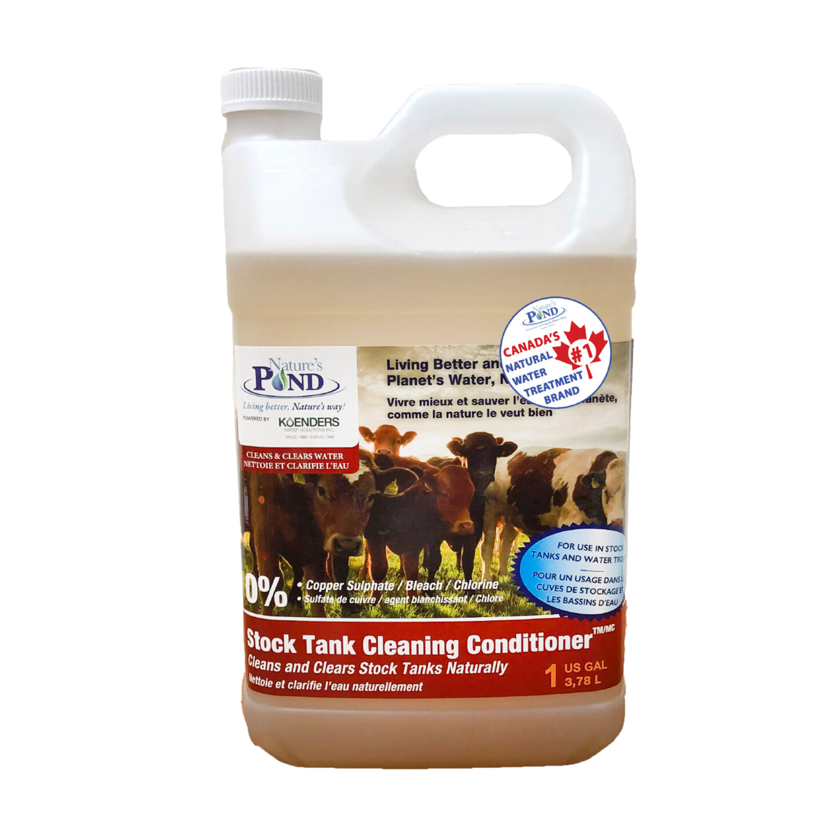 Nature's Pond Stock Tank Cleaning Conditioner – Koenders Water ...